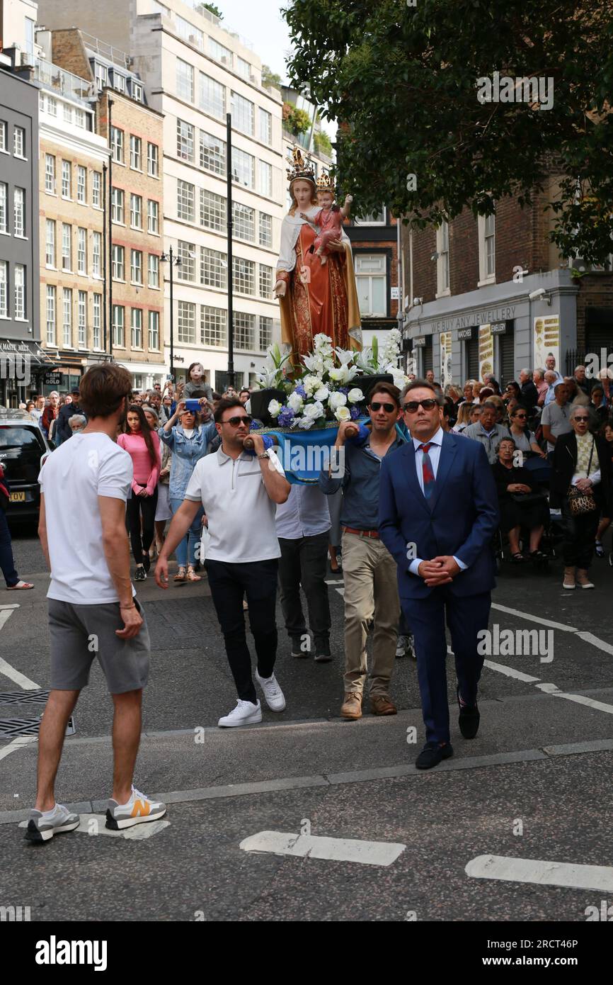 London, UK. 16 July 2023. London’s Italian community at annual ...