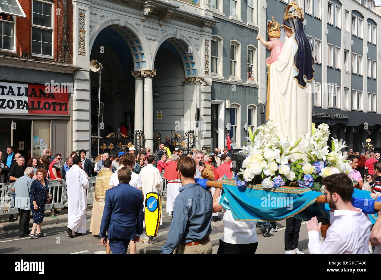 London, UK. 16 July 2023. London’s Italian community at annual ...