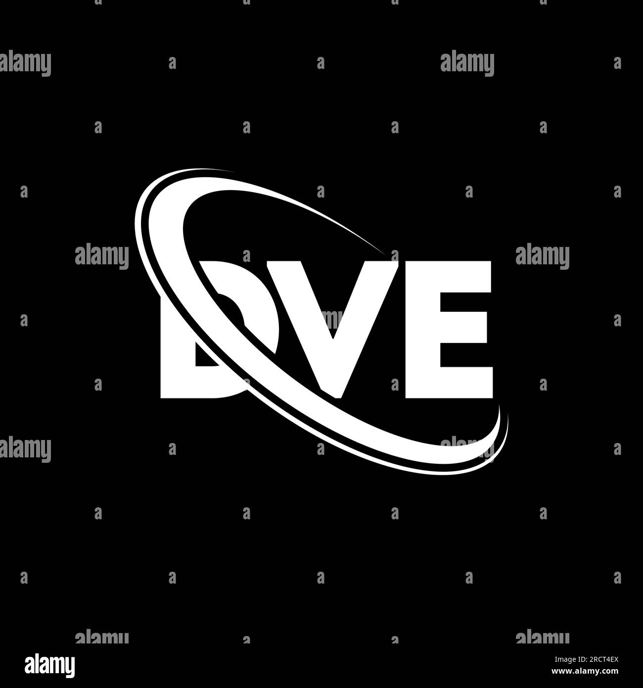 DVE logo. DVE letter. DVE letter logo design. Initials DVE logo linked ...