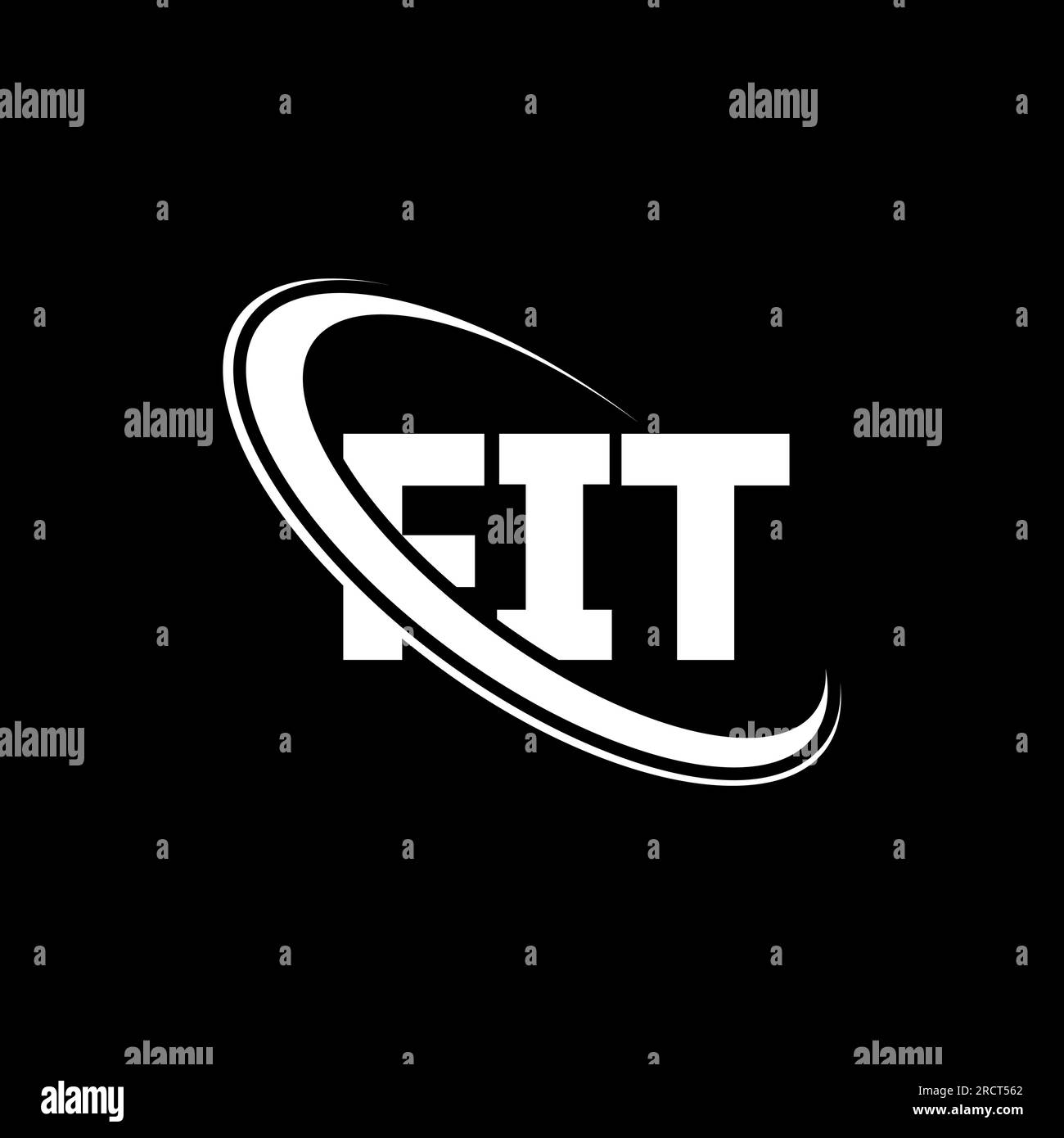 FIT logo. FIT letter. FIT letter logo design. Initials FIT logo linked ...