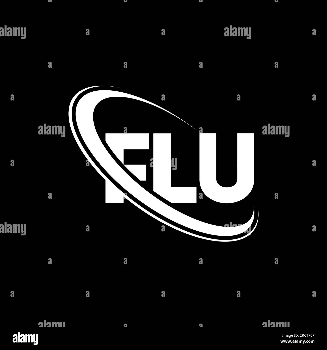 FLU logo. FLU letter. FLU letter logo design. Initials FLU logo linked ...