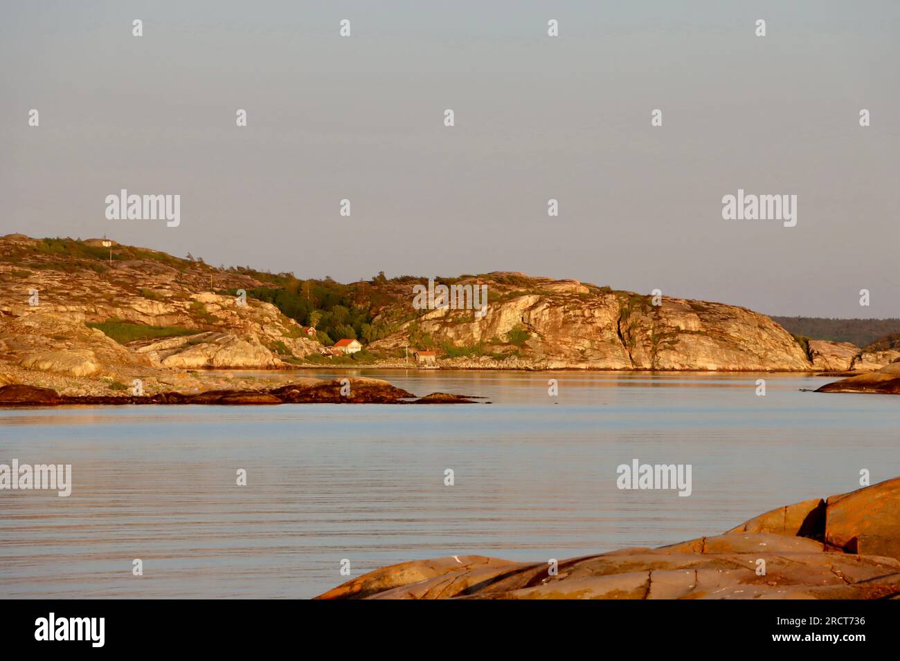 Rock formations on island in Fjällbacka archipelago on the western coastline of Sweden Stock ...