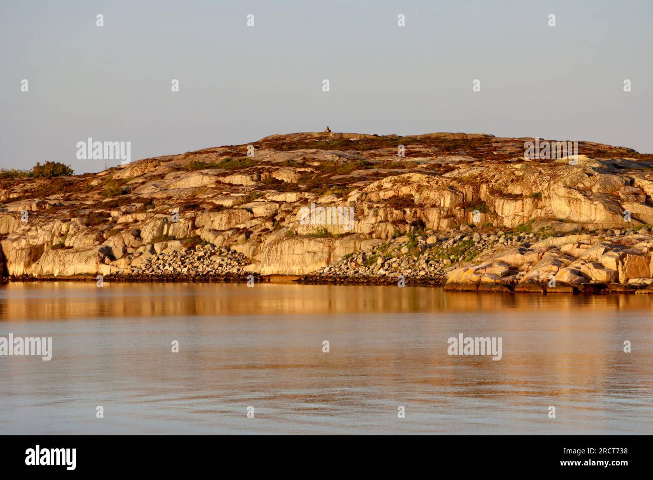 Rock formations on island in Fjällbacka archipelago on the western coastline of Sweden Stock ...