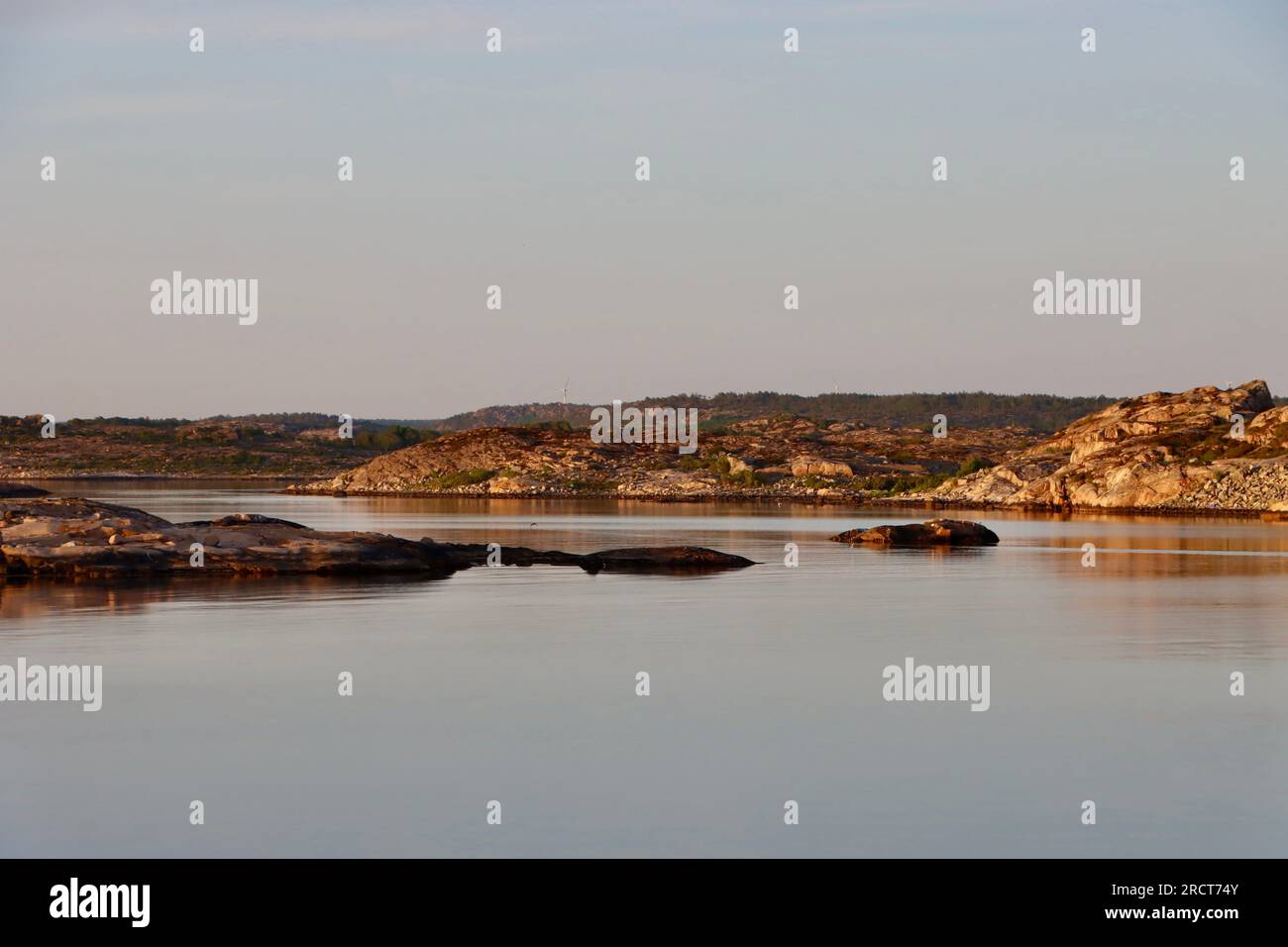 Rock formations on island in Fjällbacka archipelago on the western coastline of Sweden Stock ...
