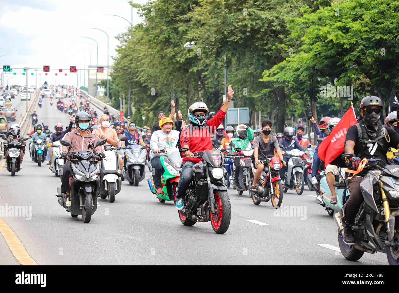Car mob rally hi-res stock photography and images - Alamy