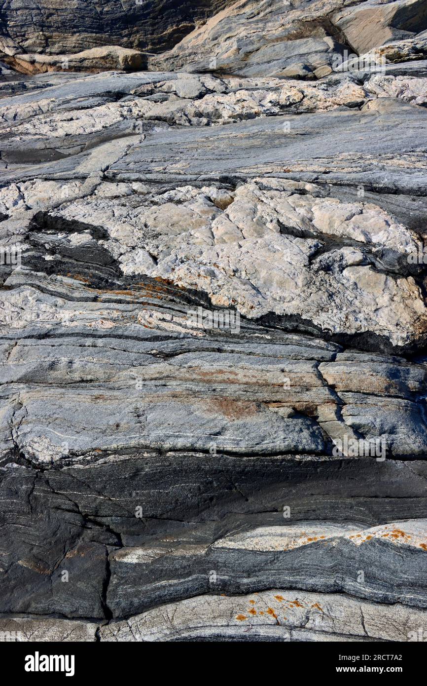 Rock formations on island in Fjällbacka archipelago on the western coastline of Sweden Stock ...