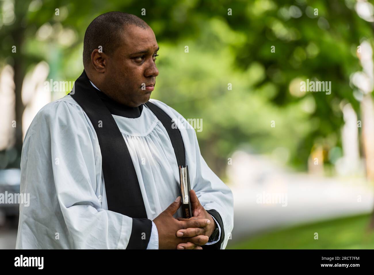 Ceremony honoring the life of George Washington Dugan, the only Black ...