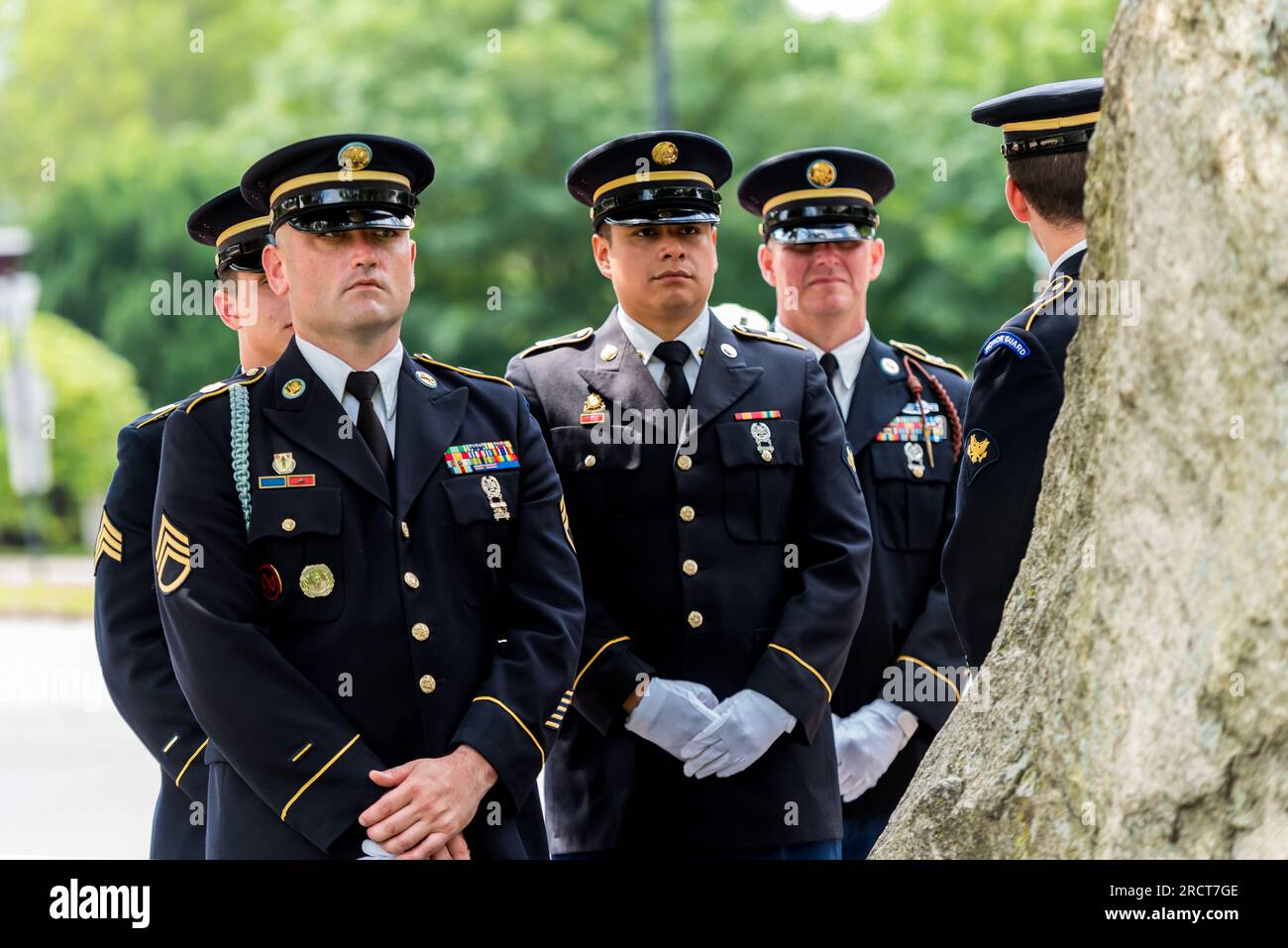 Ceremony honoring the life of George Washington Dugan, the only Black ...