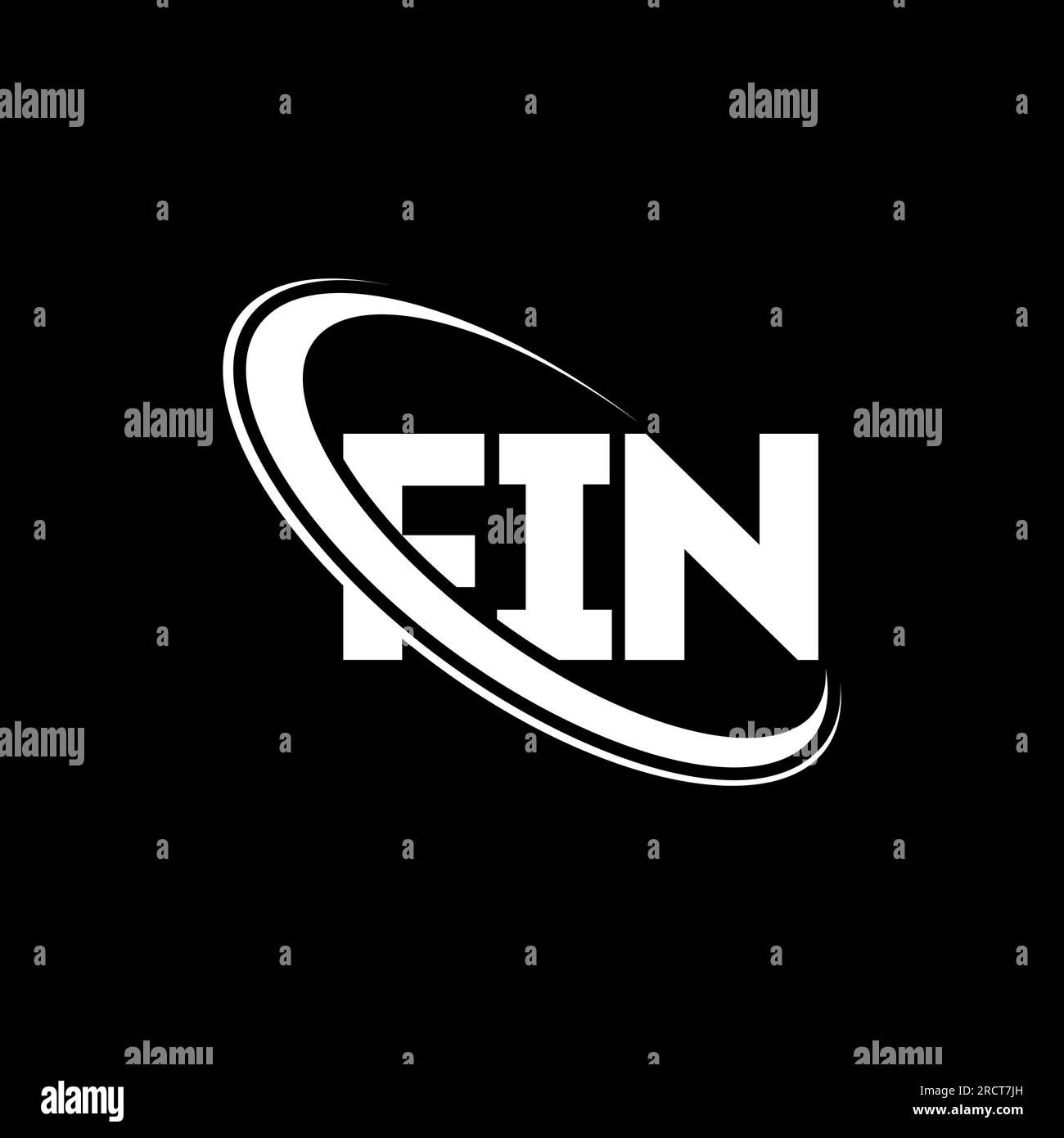 FIN logo. FIN letter. FIN letter logo design. Initials FIN logo linked ...