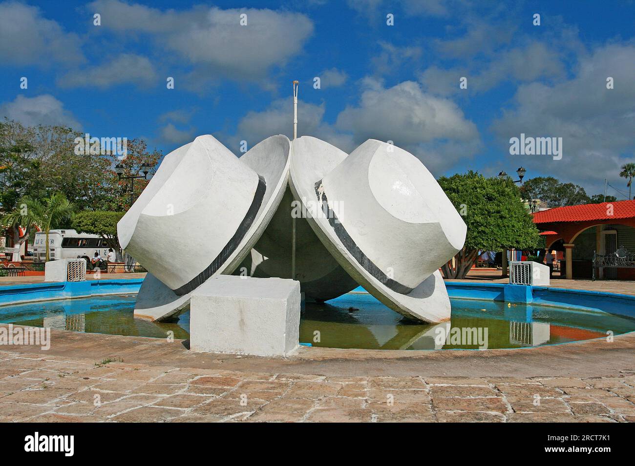 Becal, the city of Panama hats, Campeche, Yucatan peninsula Stock Photo ...