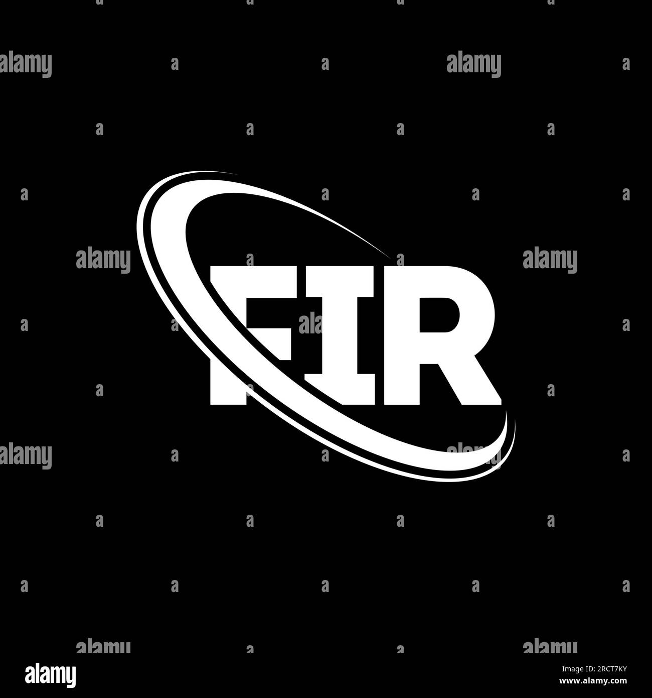 FIR logo. FIR letter. FIR letter logo design. Initials FIR logo linked ...
