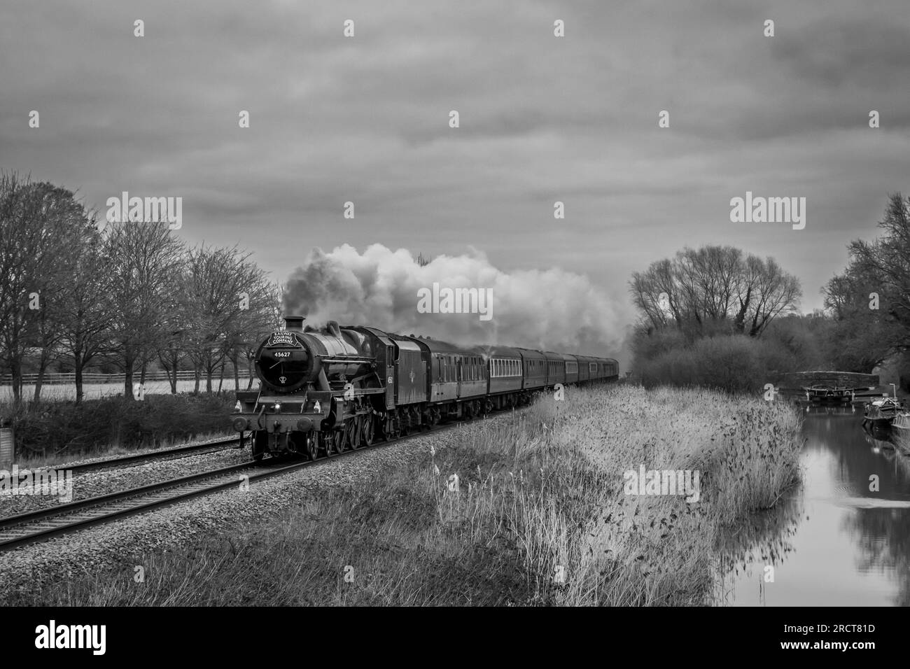 Jubilee 4 6 0 Black and White Stock Photos & Images - Alamy