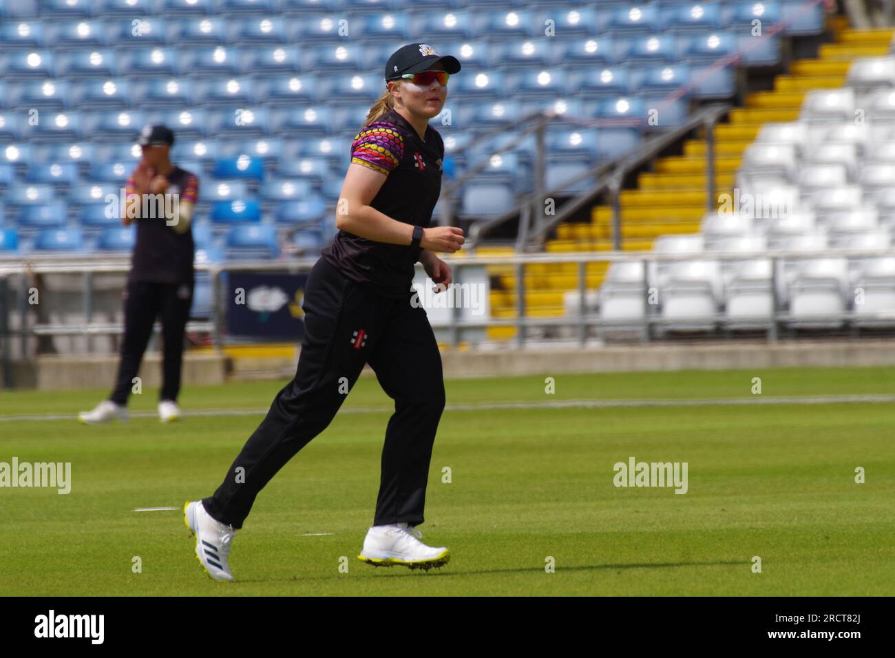 Leeds, 15 July 2023. Charis Pavely playing for Central Sparks against ...