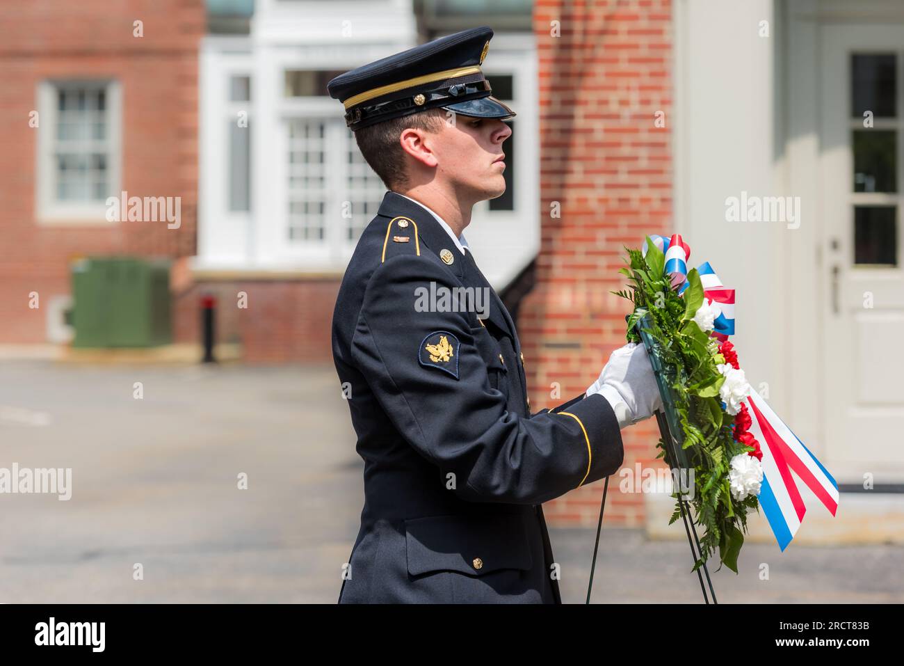Ceremony honoring the life of George Washington Dugan, the only Black ...