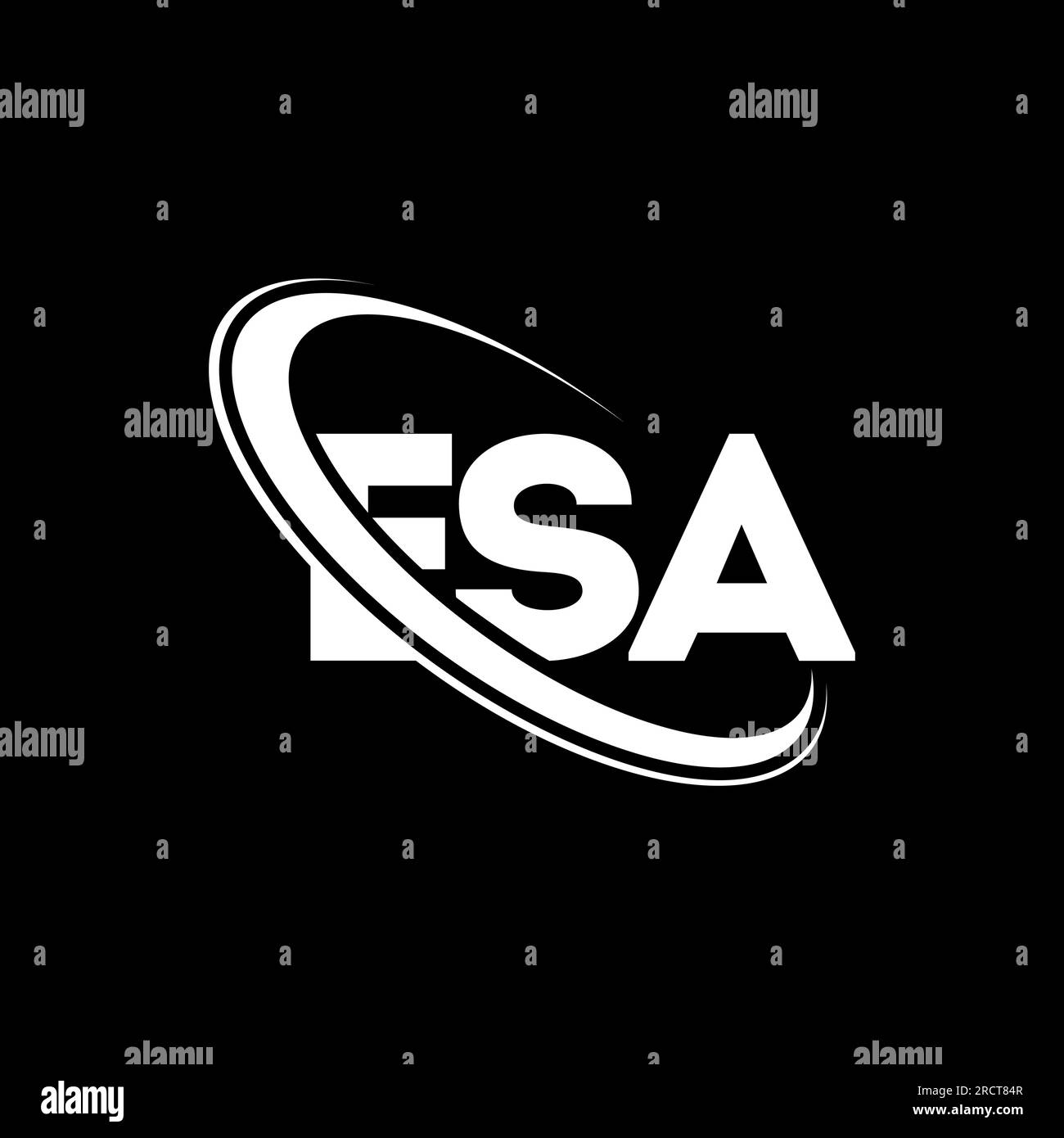 ESA logo. ESA letter. ESA letter logo design. Initials ESA logo linked ...
