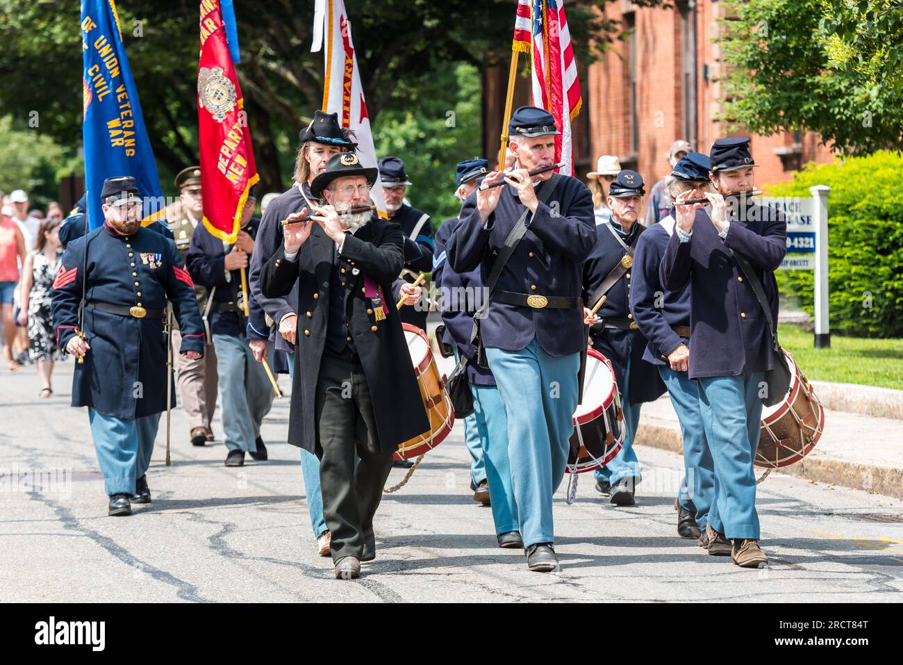 Ceremony honoring the life of George Washington Dugan, the only Black ...