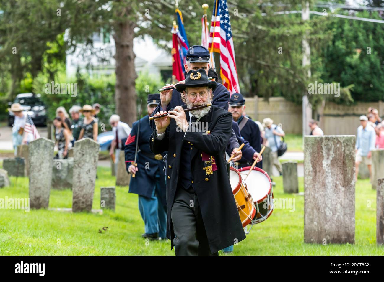 Ceremony honoring the life of George Washington Dugan, the only Black ...