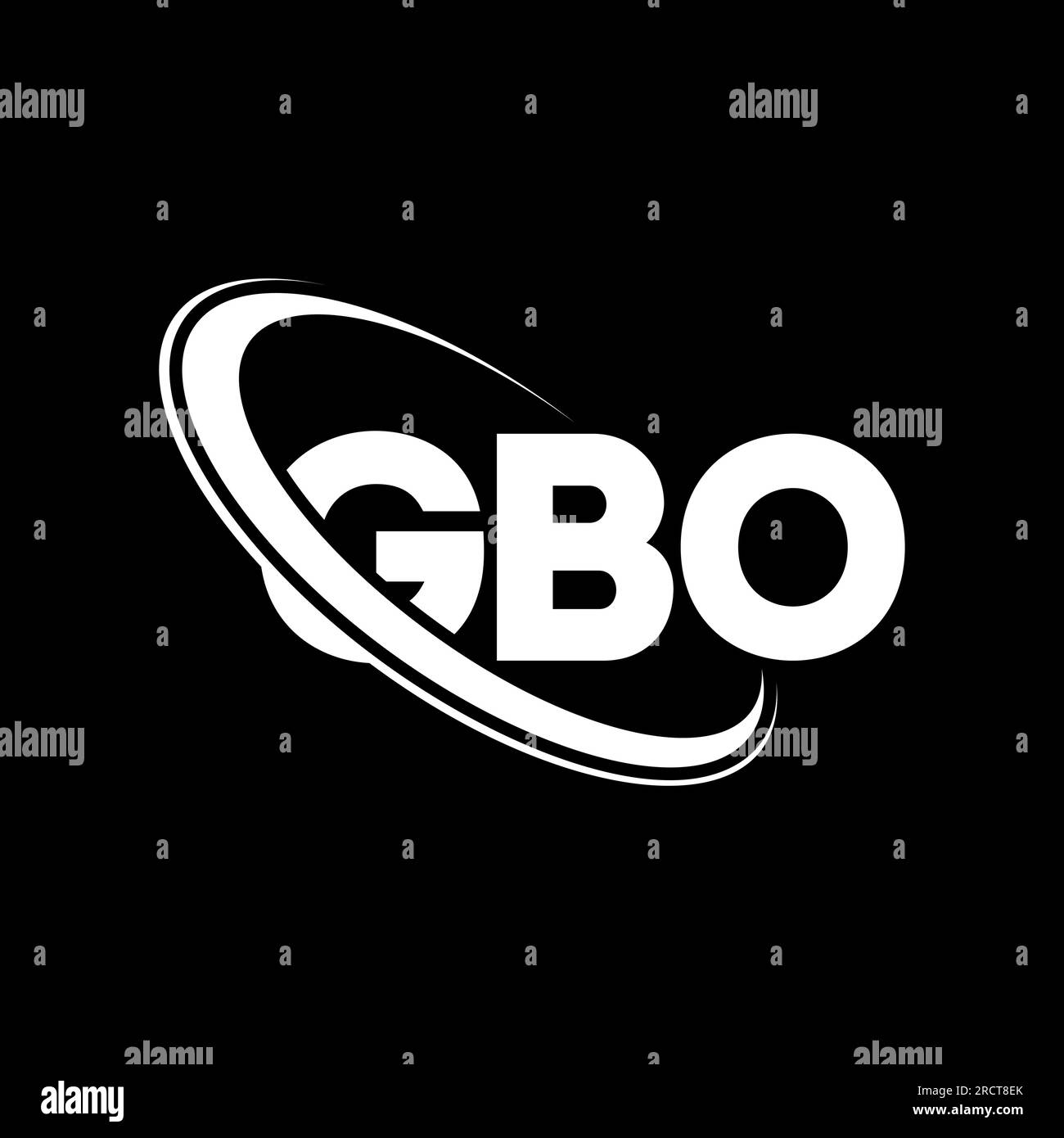Gbo logo design Stock Vector Images - Alamy