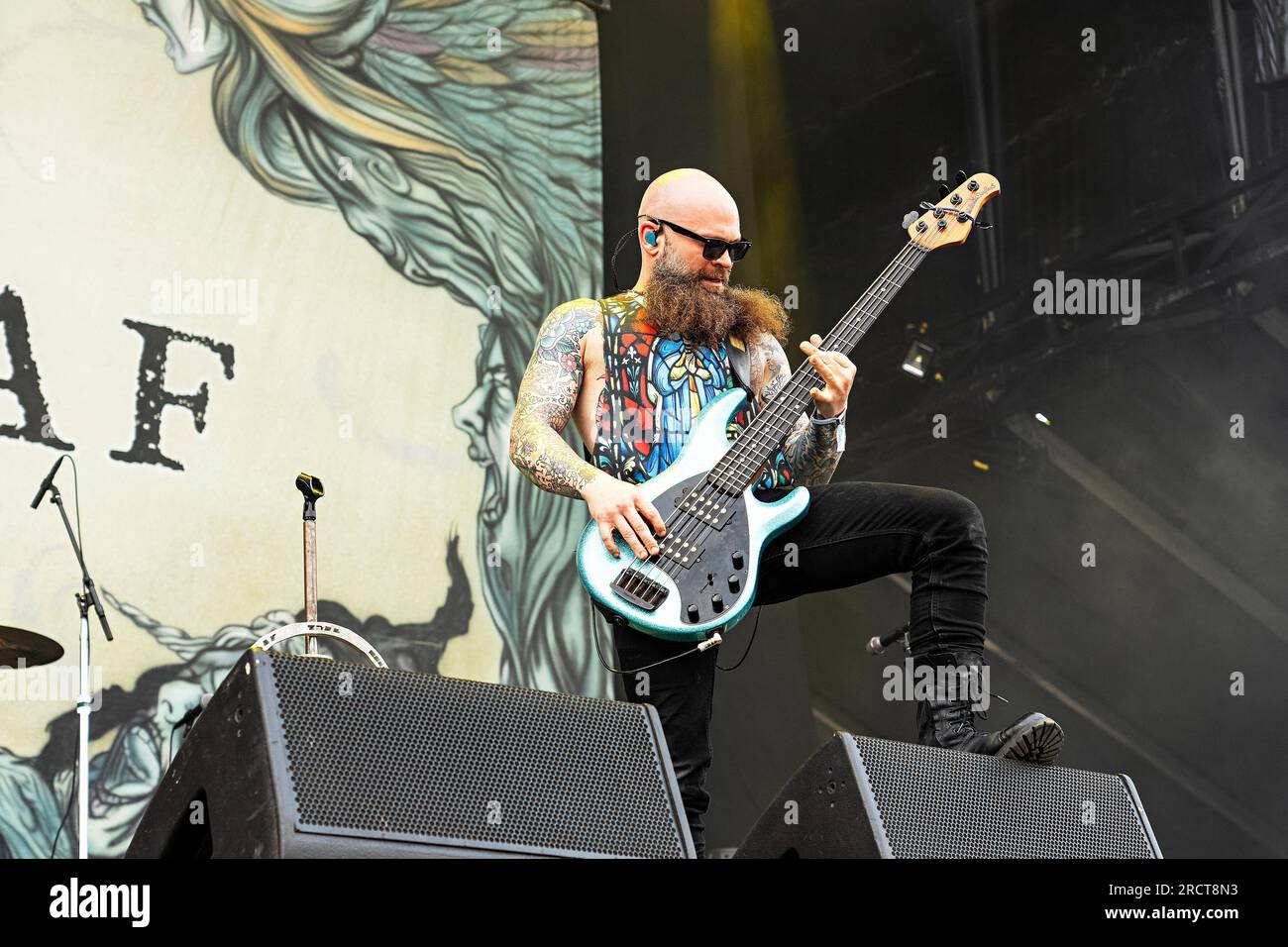 Pat Seals of Flyleaf performs at Inkcarceration Music and Tattoo ...
