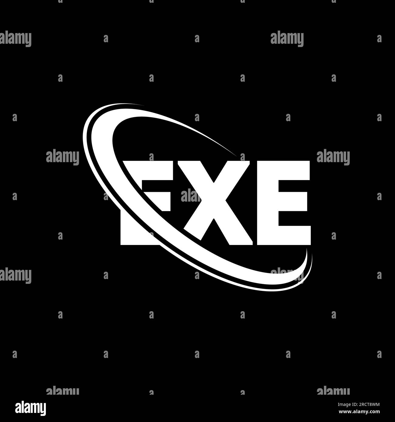 Exe minimalist logo hi-res stock photography and images - Alamy
