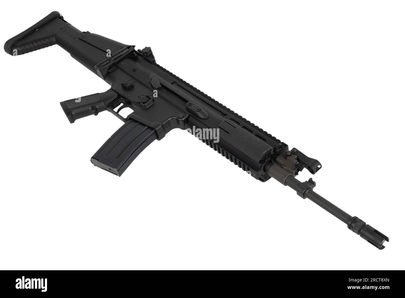 US Army assault rifle isolated on a white background Stock Photo - Alamy