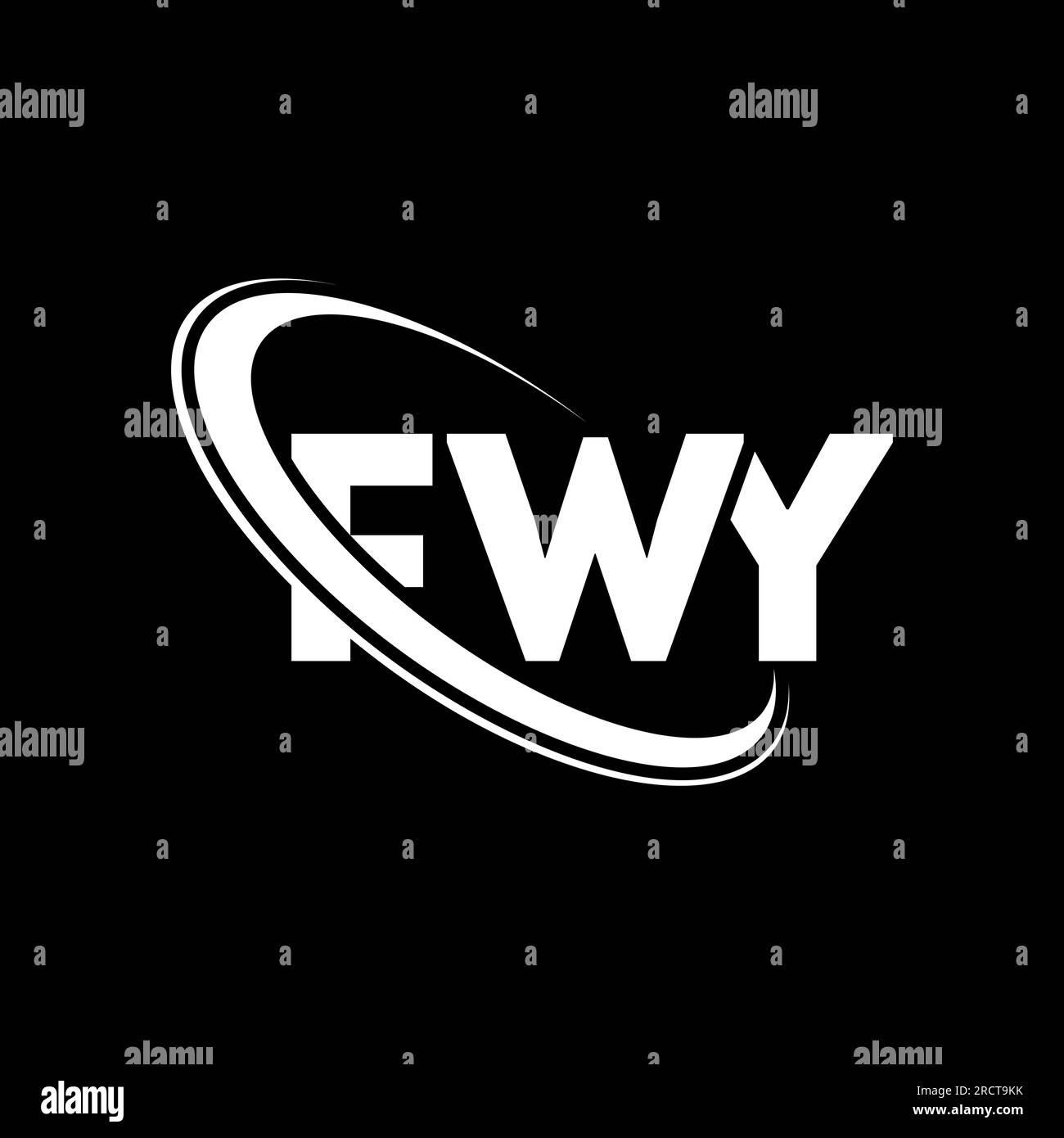 FWY logo. FWY letter. FWY letter logo design. Initials FWY logo linked ...