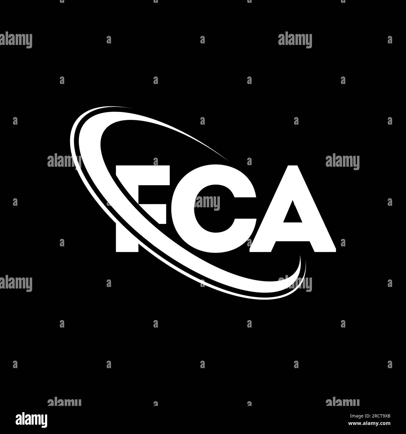 FCA logo. FCA letter. FCA letter logo design. Initials FCA logo linked ...
