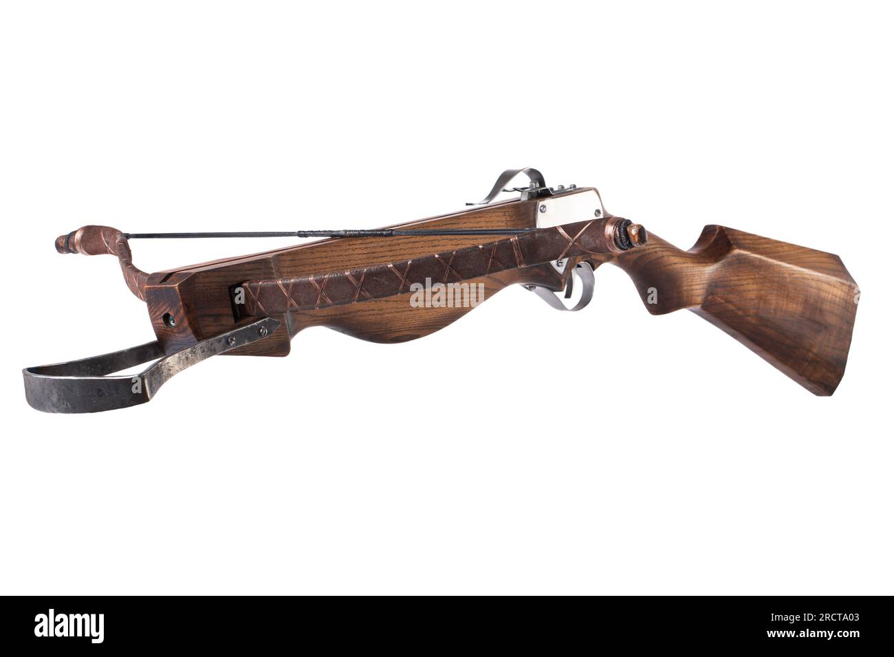 vintage crossbow isolated on white background Stock Photo - Alamy