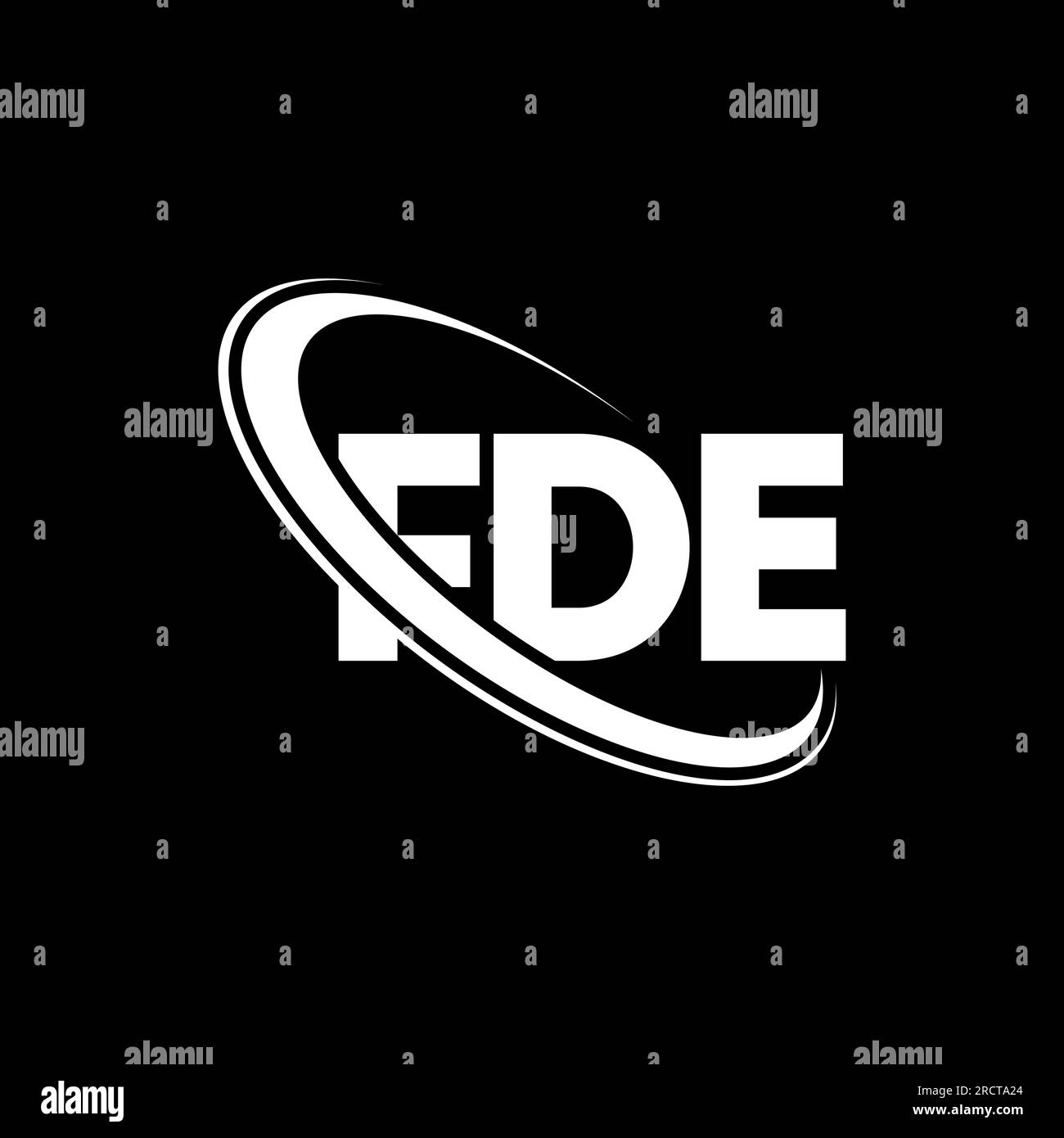 FDE logo. FDE letter. FDE letter logo design. Initials FDE logo linked ...