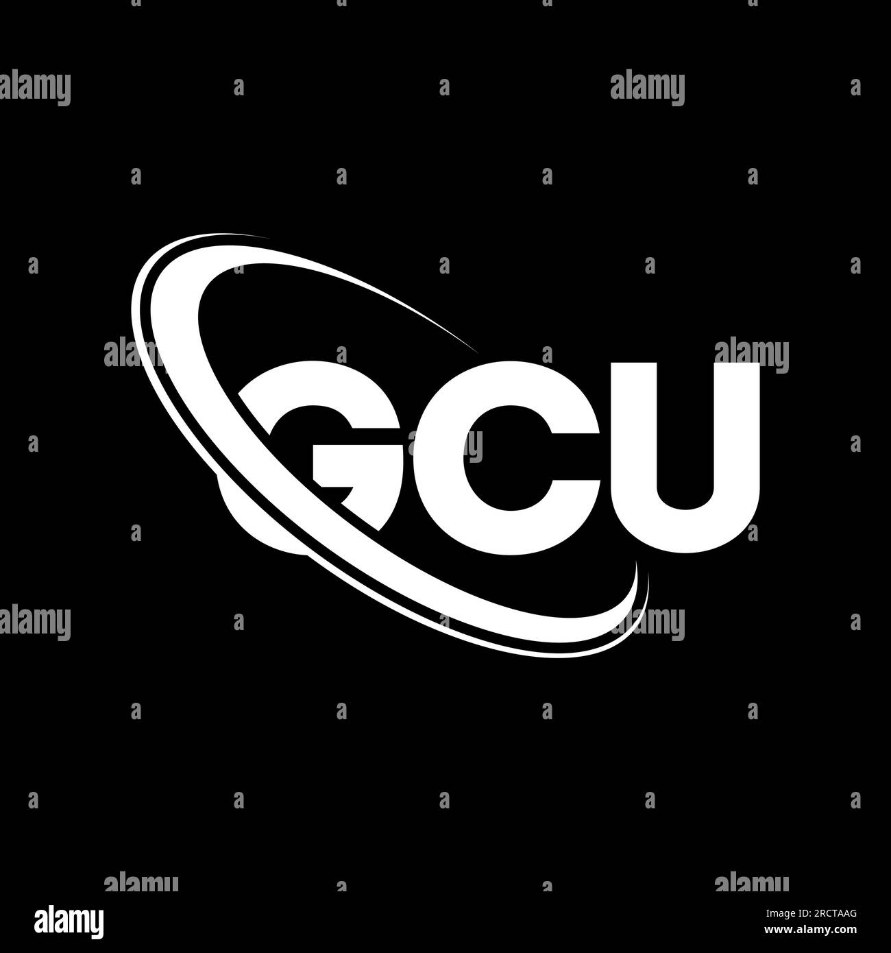 GCU logo. GCU letter. GCU letter logo design. Initials GCU logo linked ...