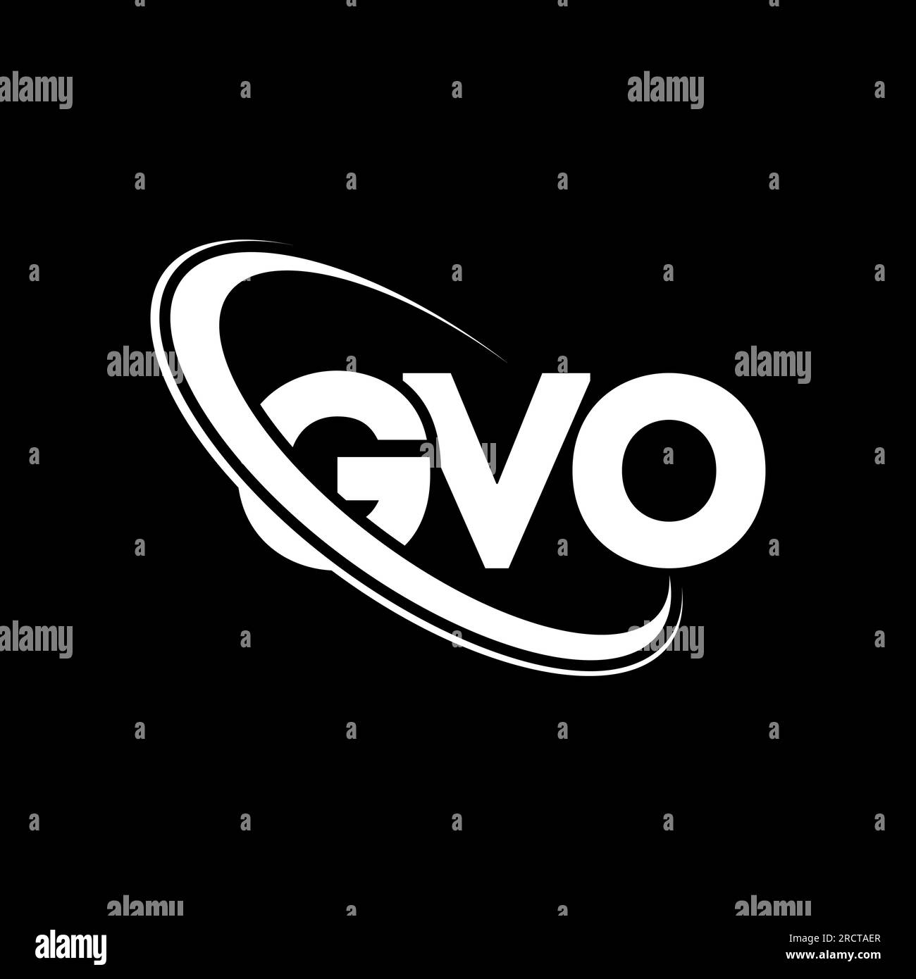 Gvo logo design hi-res stock photography and images - Alamy