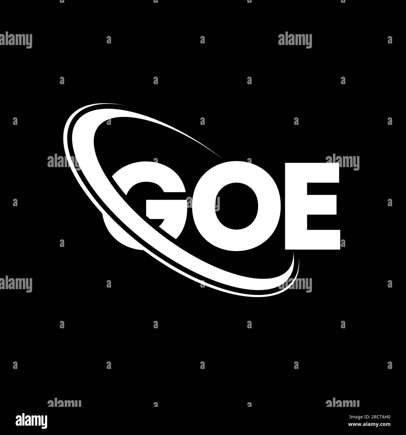 Goe logo design hi-res stock photography and images - Alamy