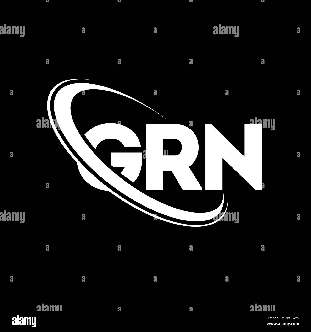 Grn logo design hi-res stock photography and images - Alamy