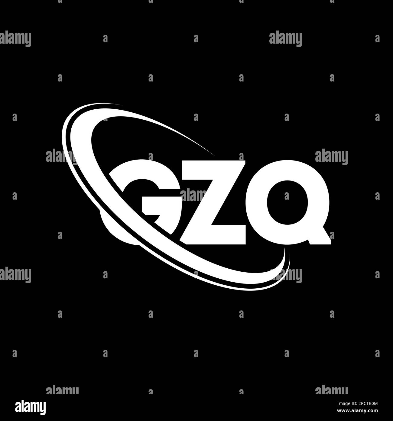 Gzq logo design hi-res stock photography and images - Alamy