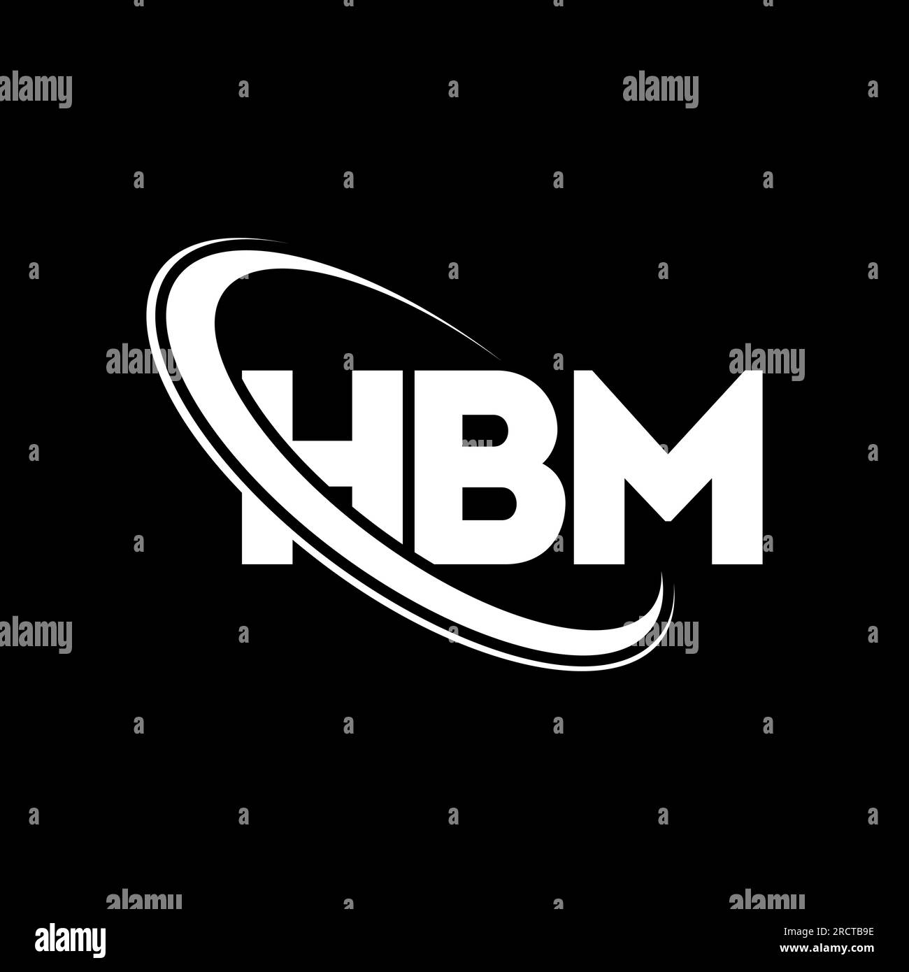HBM logo. HBM letter. HBM letter logo design. Initials HBM logo linked ...
