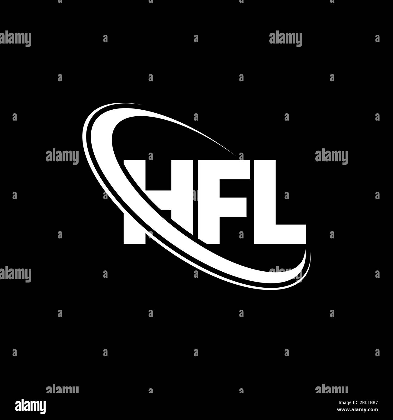 HFL logo. HFL letter. HFL letter logo design. Initials HFL logo linked ...