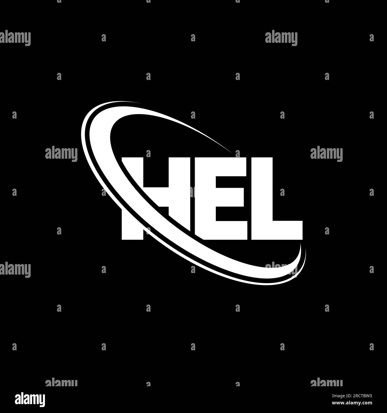 HEL logo. HEL letter. HEL letter logo design. Initials HEL logo linked ...