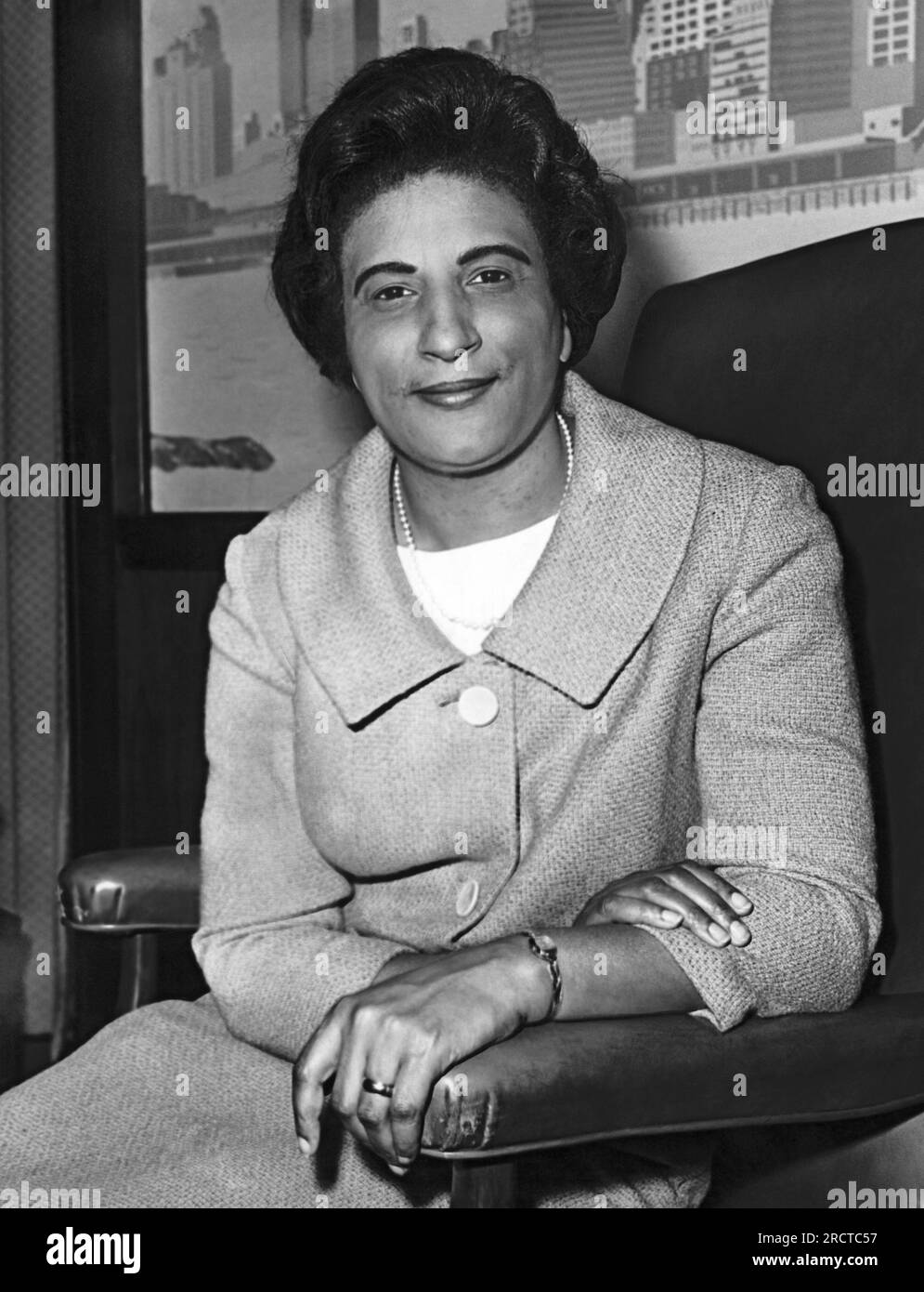 New York, New York: 1945 A portrait of activist, politician, judge, and ...