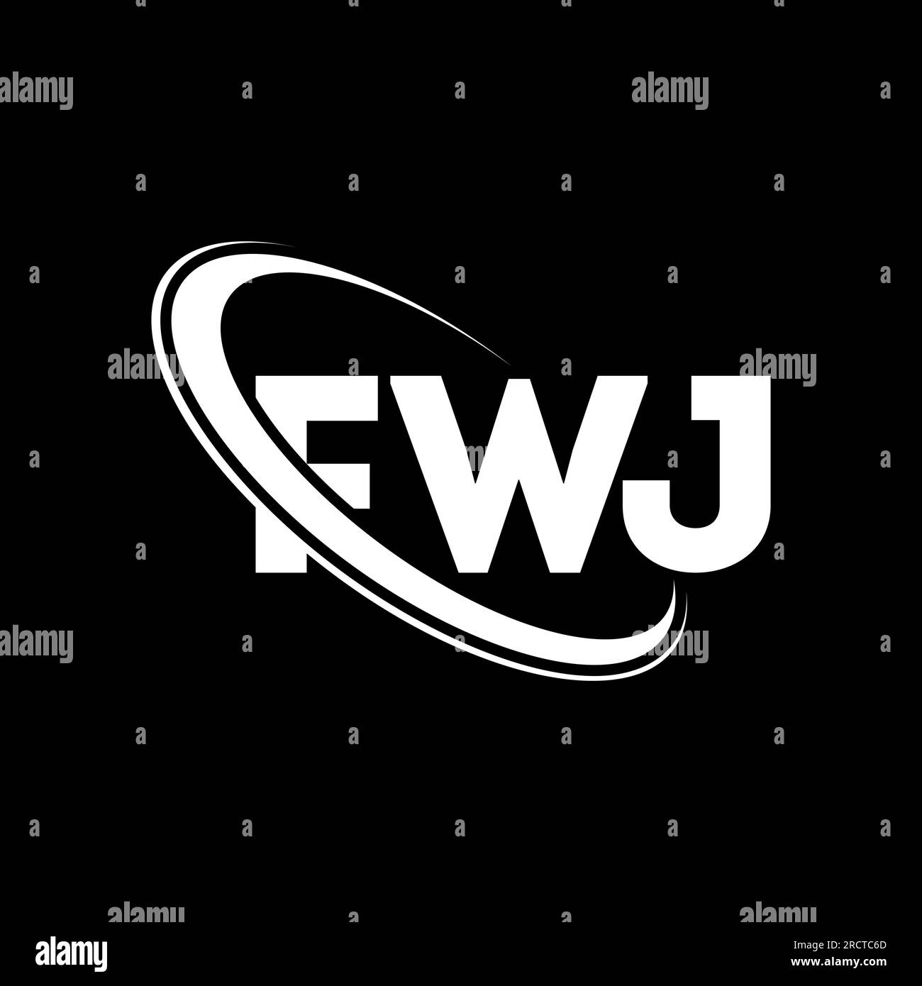 Fwj logo design hi-res stock photography and images - Alamy