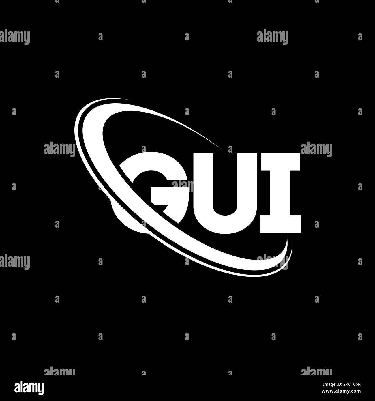 GUI logo. GUI letter. GUI letter logo design. Initials GUI logo linked ...