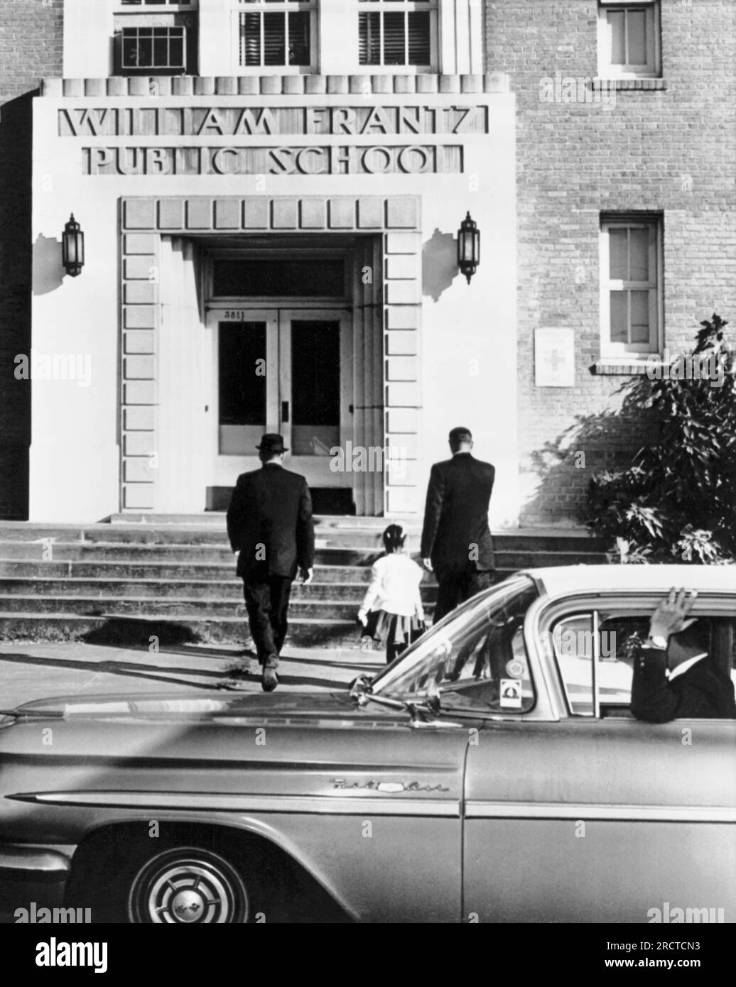 William frantz elementary school Black and White Stock Photos & Images ...