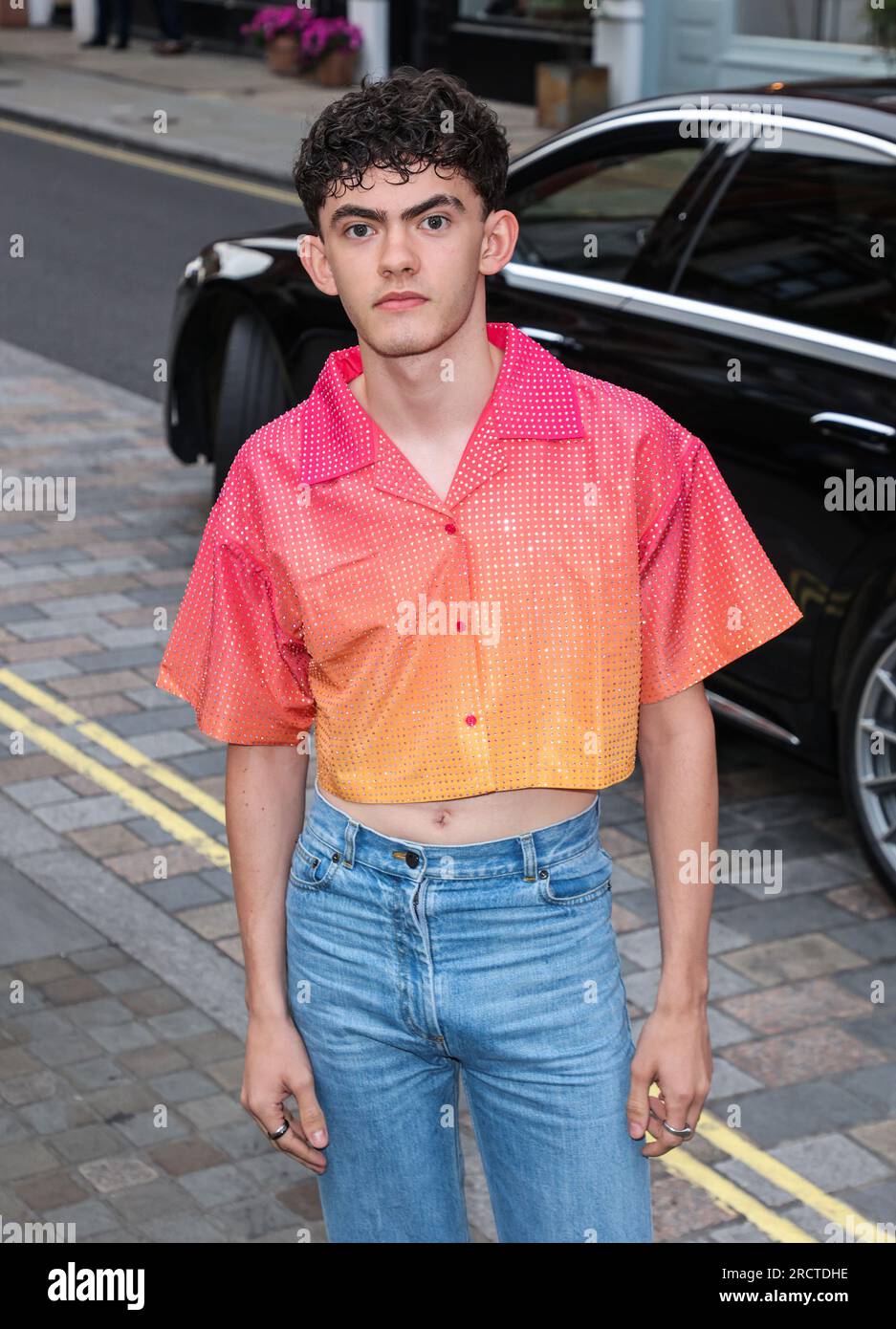 Joe Locke seen attending the British Vogue x Self Portrait Summer Party ...