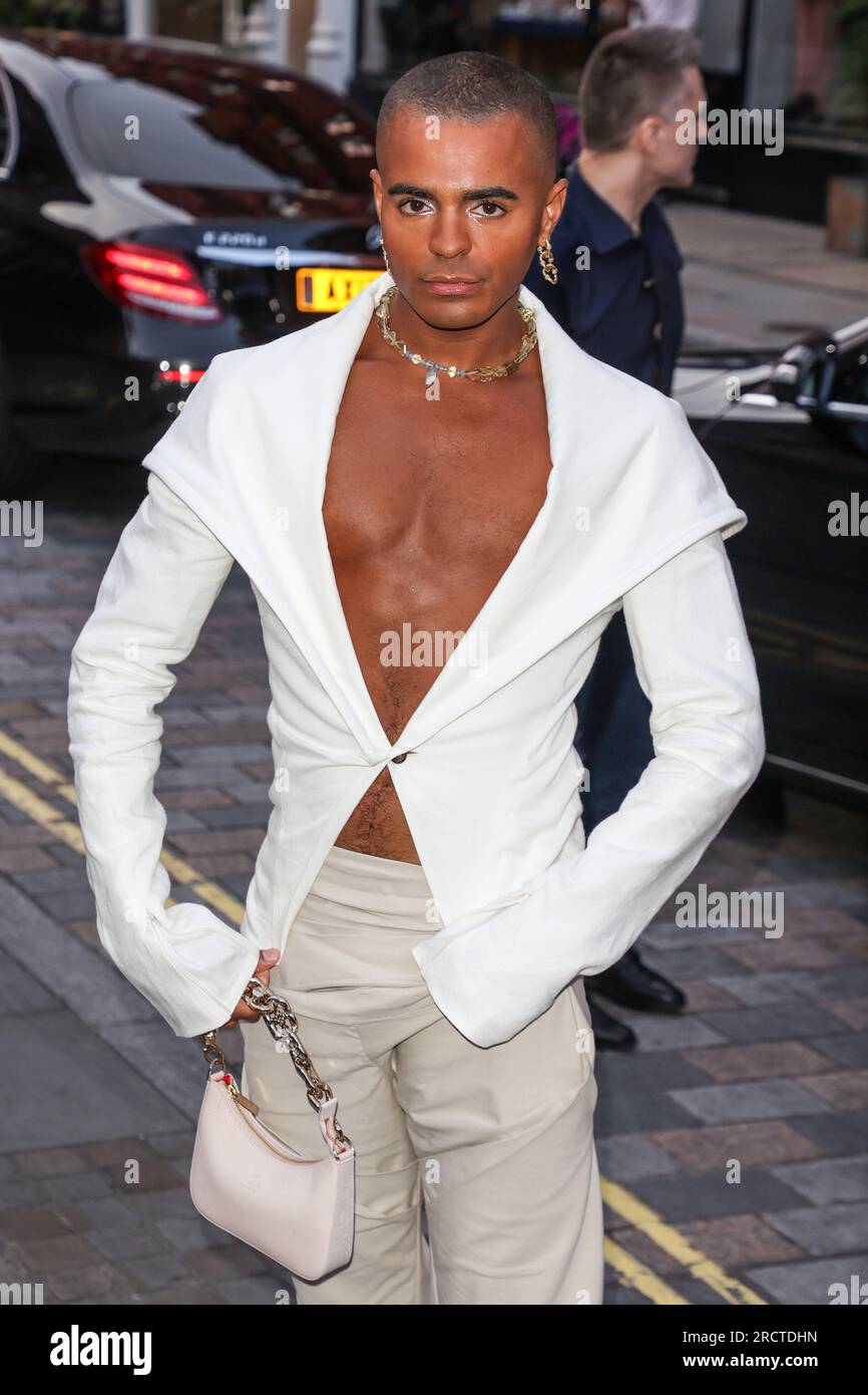 Layton Williams attends the British Vogue x Self Portrait Summer Party ...