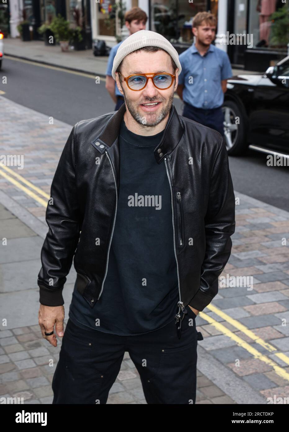 Joel Egerton attends the British Vogue x Self Portrait Summer Party at ...