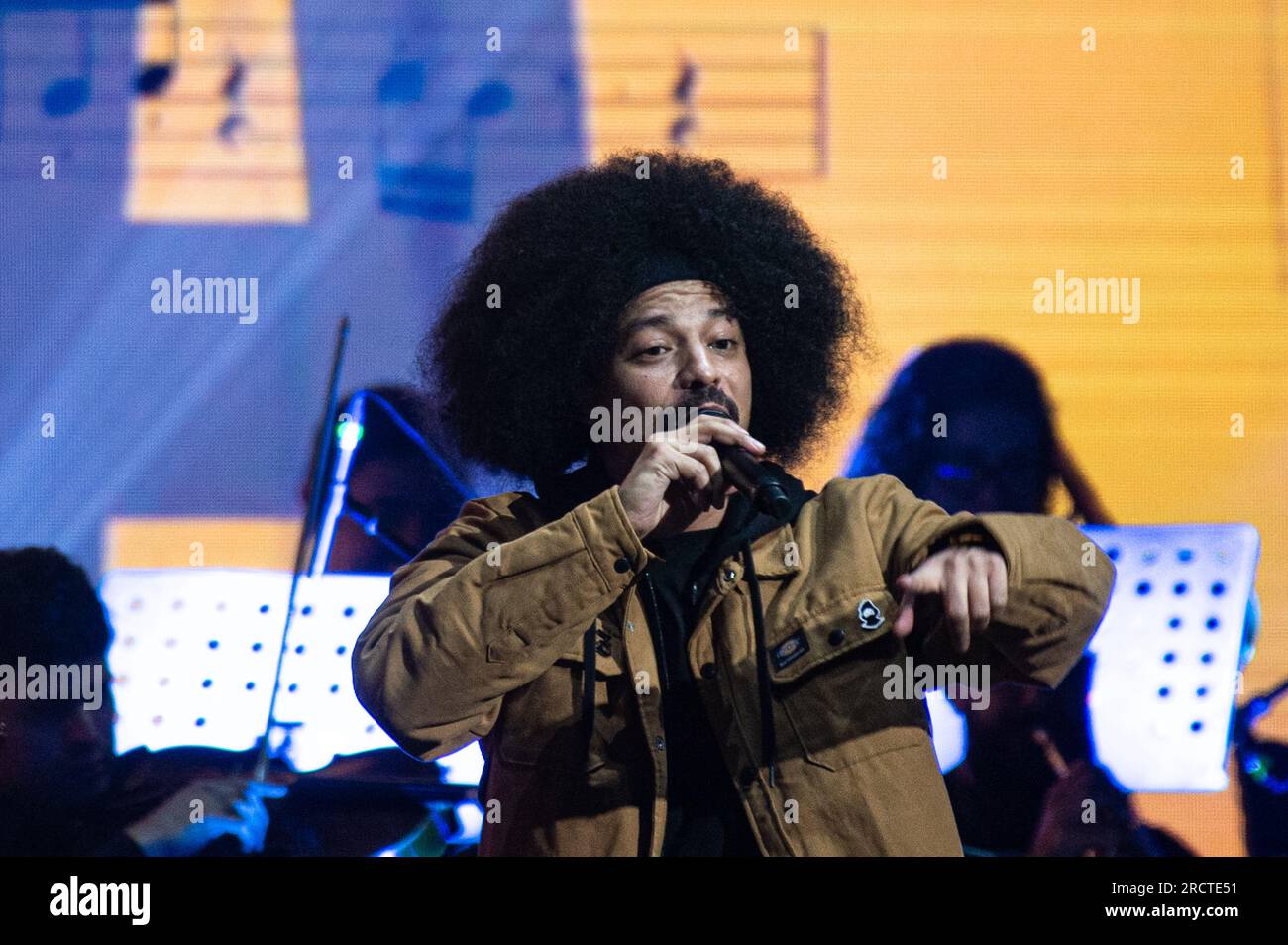 American rappers duo concert hi-res stock photography and images - Alamy