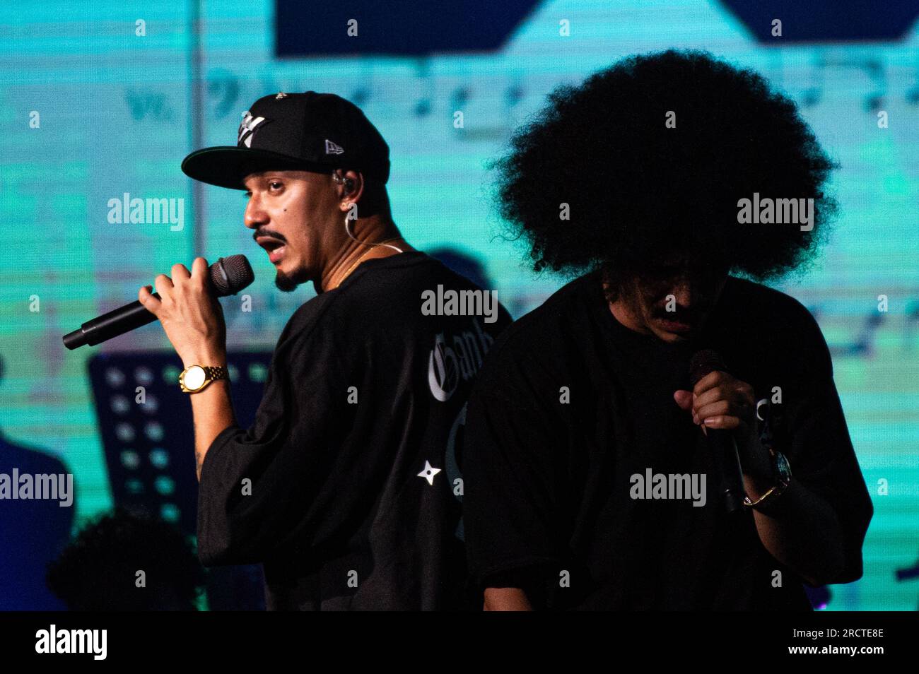 American rappers duo concert hi-res stock photography and images - Alamy