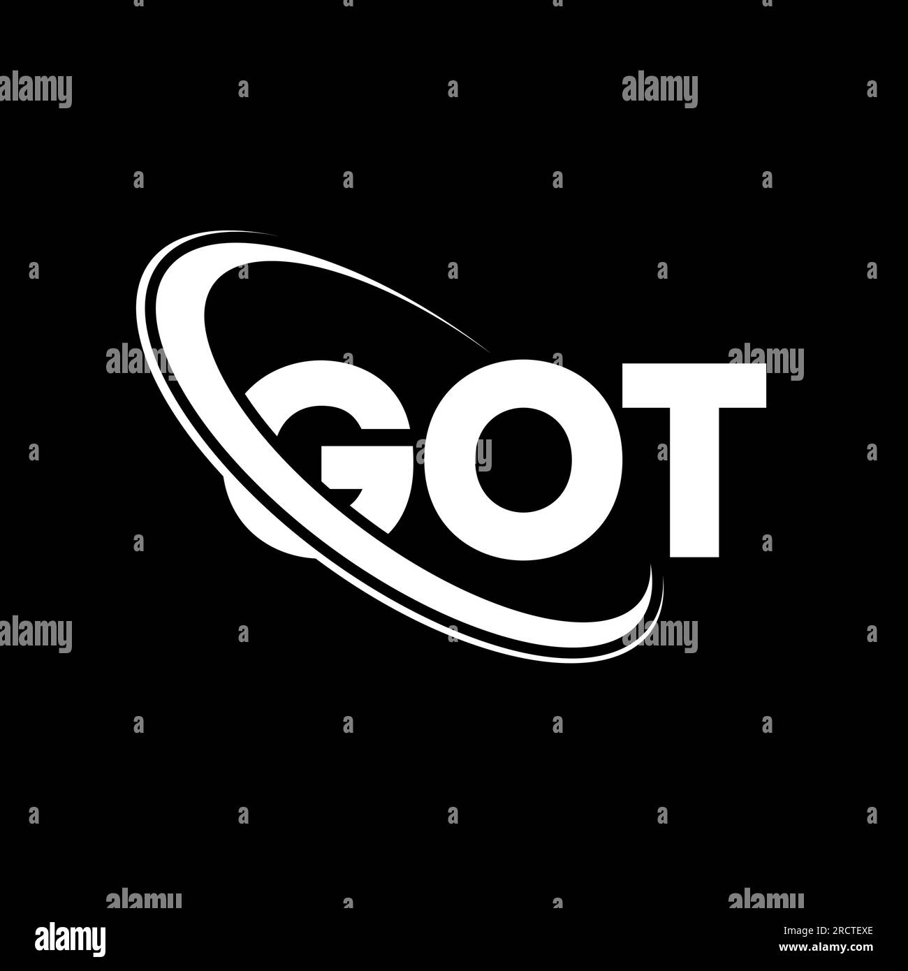 GOT logo. GOT letter. GOT letter logo design. Initials GOT logo linked ...