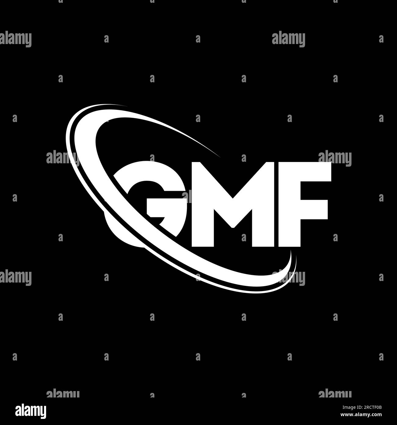 GMF logo. GMF letter. GMF letter logo design. Initials GMF logo linked ...