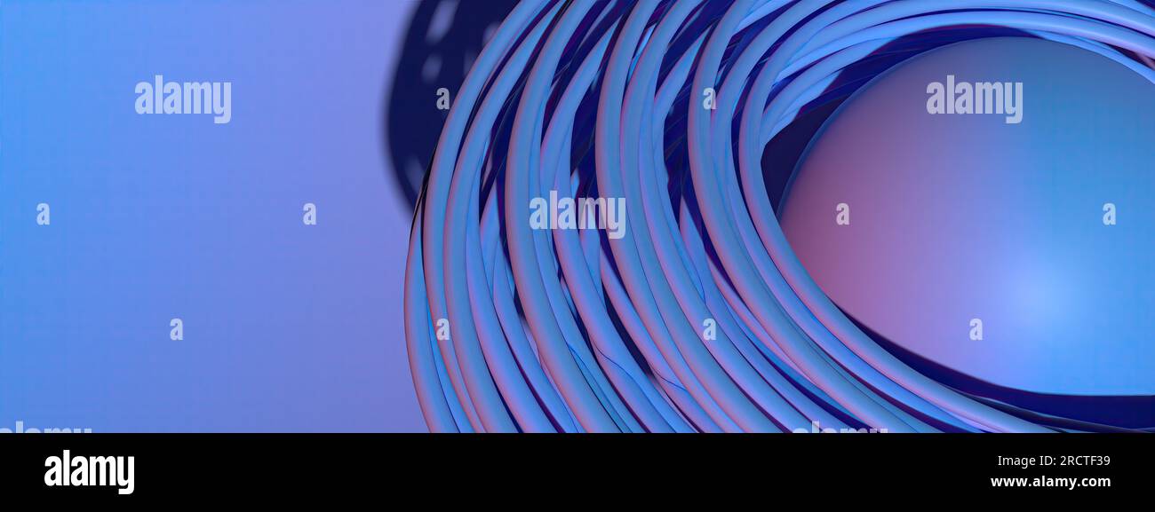 Circular Random Lines Contemporary Bezier Curve Contemporary Art ...