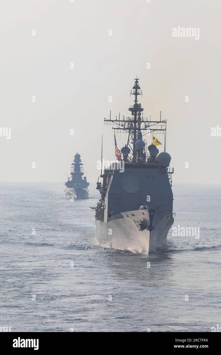 230711-N-NS135-1110 ADRIADIC SEA (July 11, 2023) Ticonderoga-Class ...